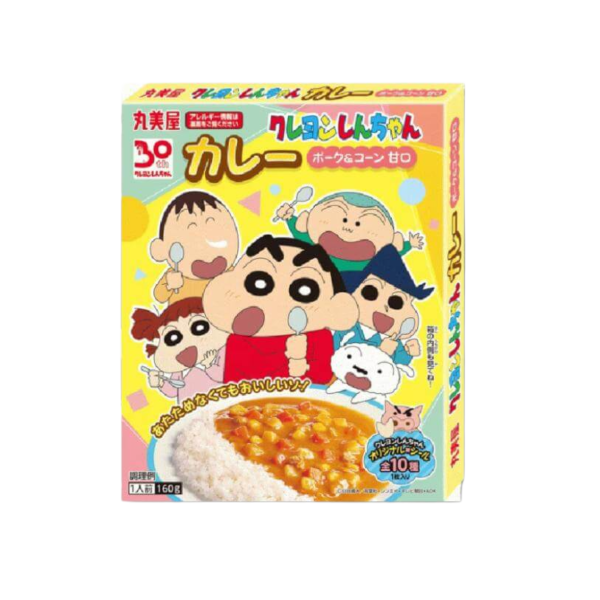 Crayon Shin-chan -Instant Pork & Corn(Kid's Curry) - KozyKart